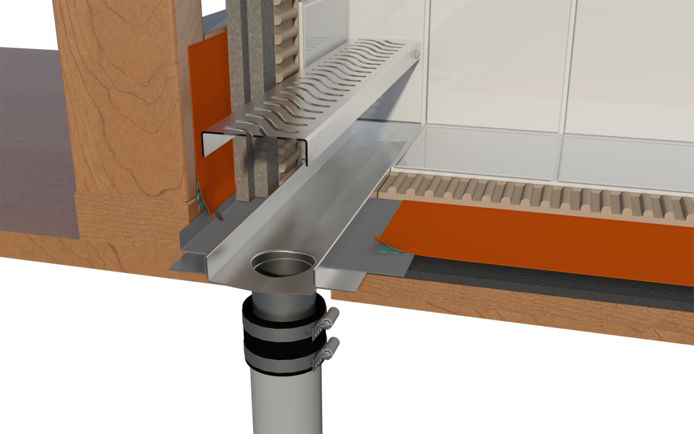 Shower Channel Membrane Installation - My CMS